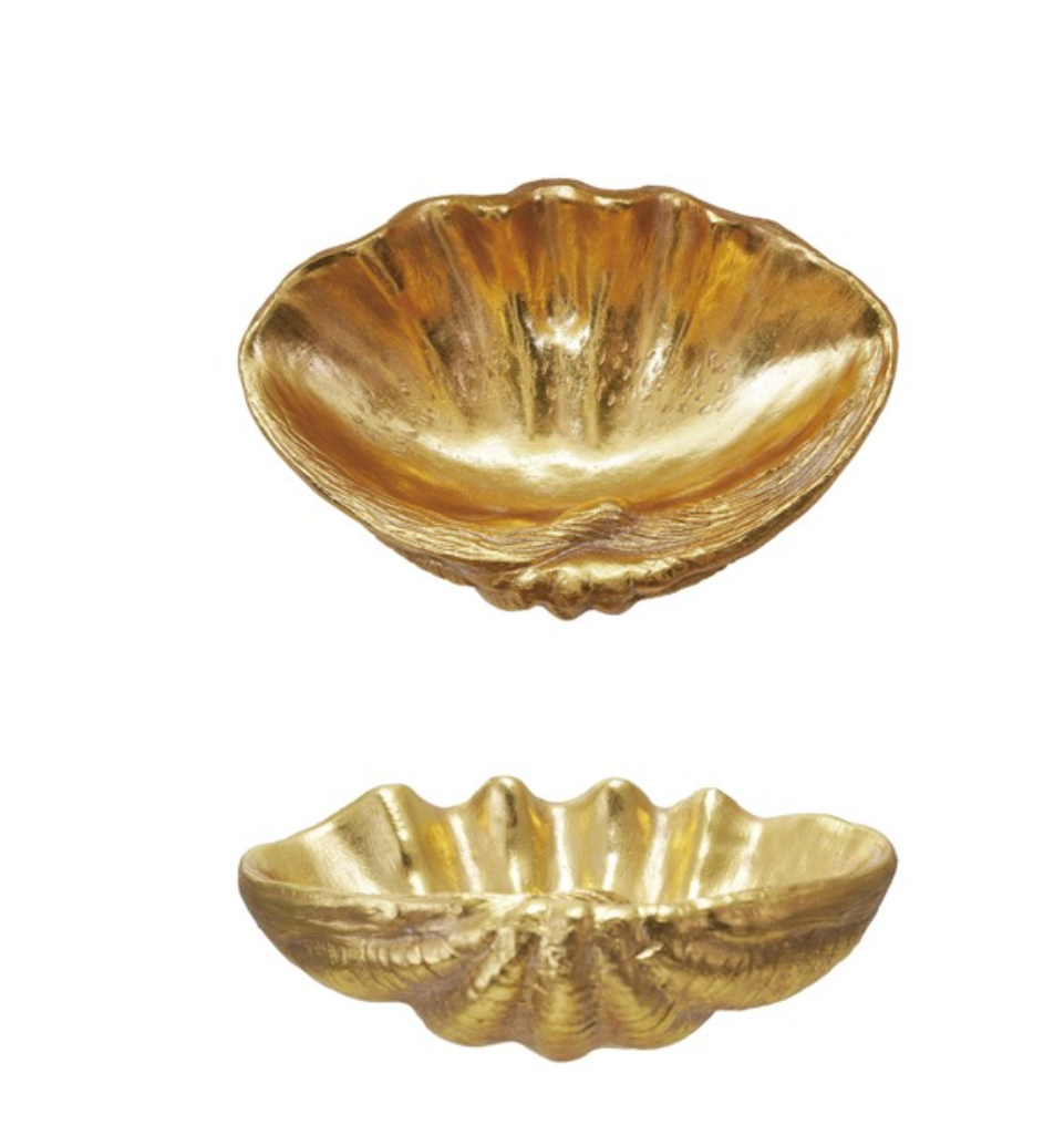 Gold Shell Resin Bowl – Kim Hovell